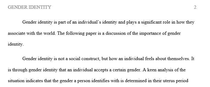 Why is Gender Identity so Important? - homeworksmontana Why is Gender Identity so Important? - homeworksmontana